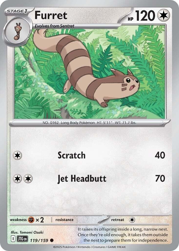 119/159 Furret (JTG) – Friendly Collectibles